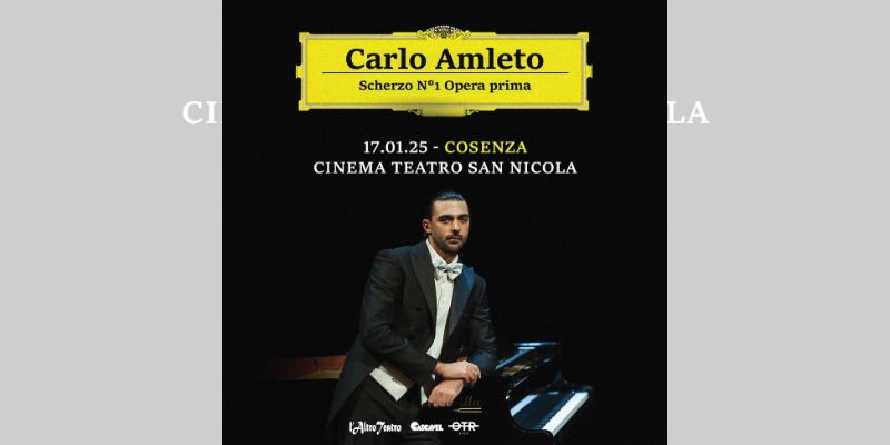 Carlo Amleto arriva in teatro con "Scherzo N°1, Opera Prima"