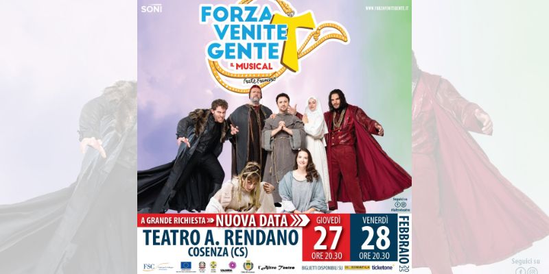 Il Musical "Forza Venite gente" conquista il pubblico calabrese